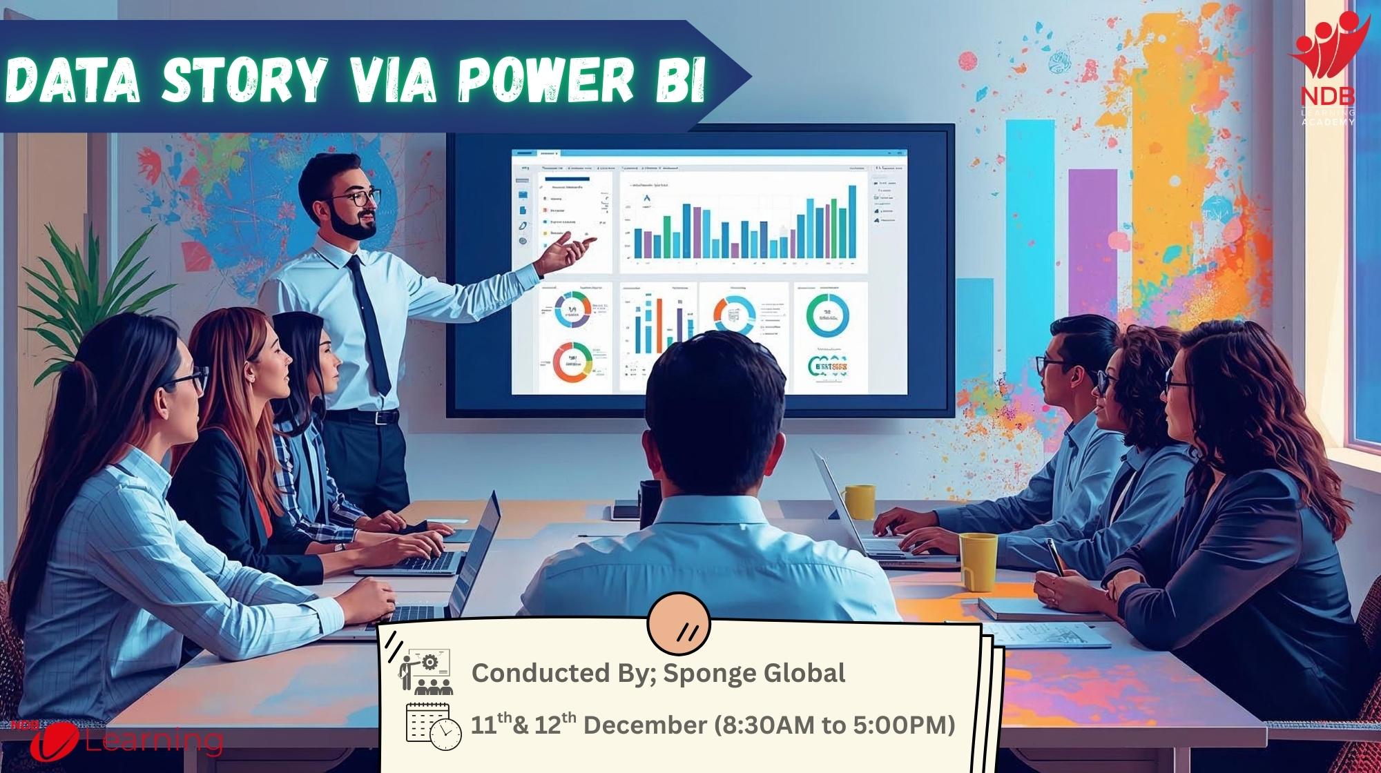 Data Story via Power BI 2026 - NDB V-Learning