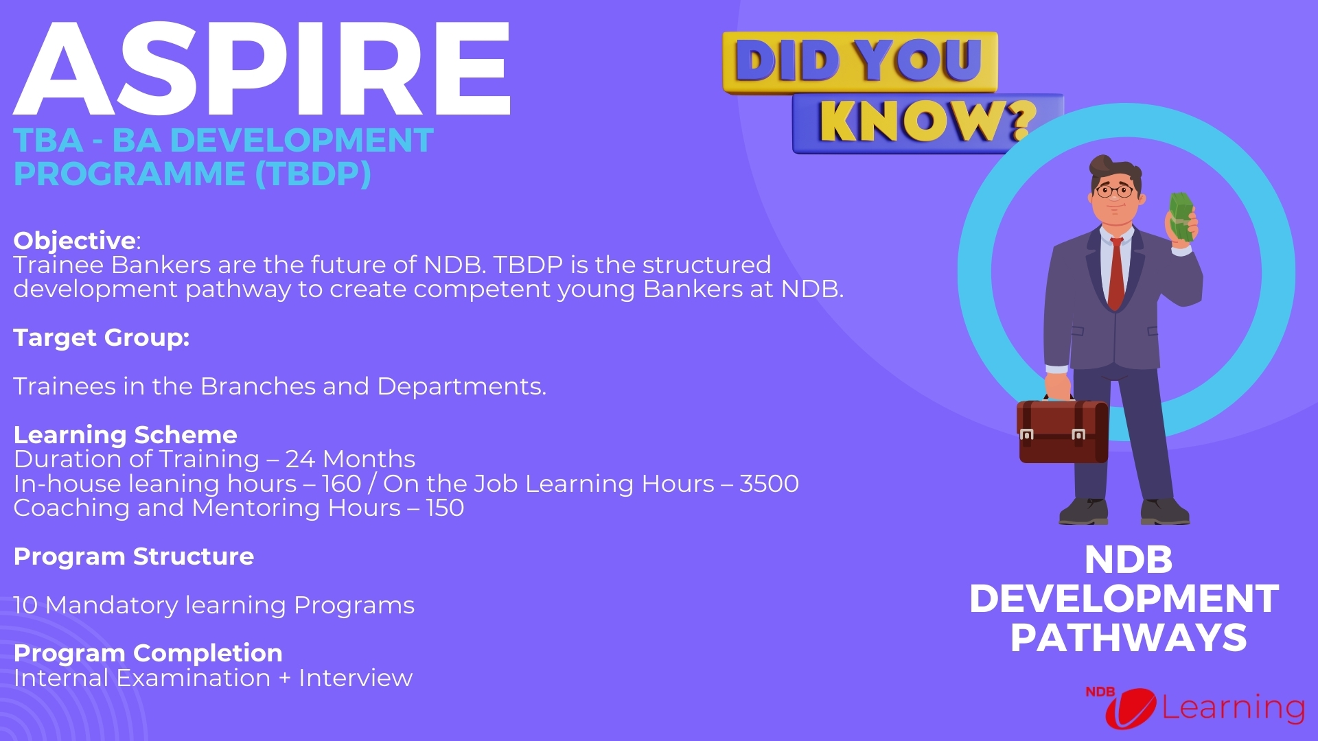 Aspire - NDB V-Learning